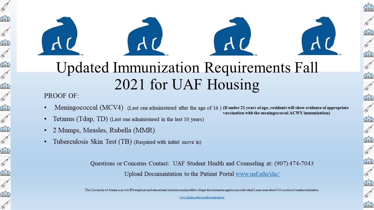 On Campus Living | Student Health and Counseling Center